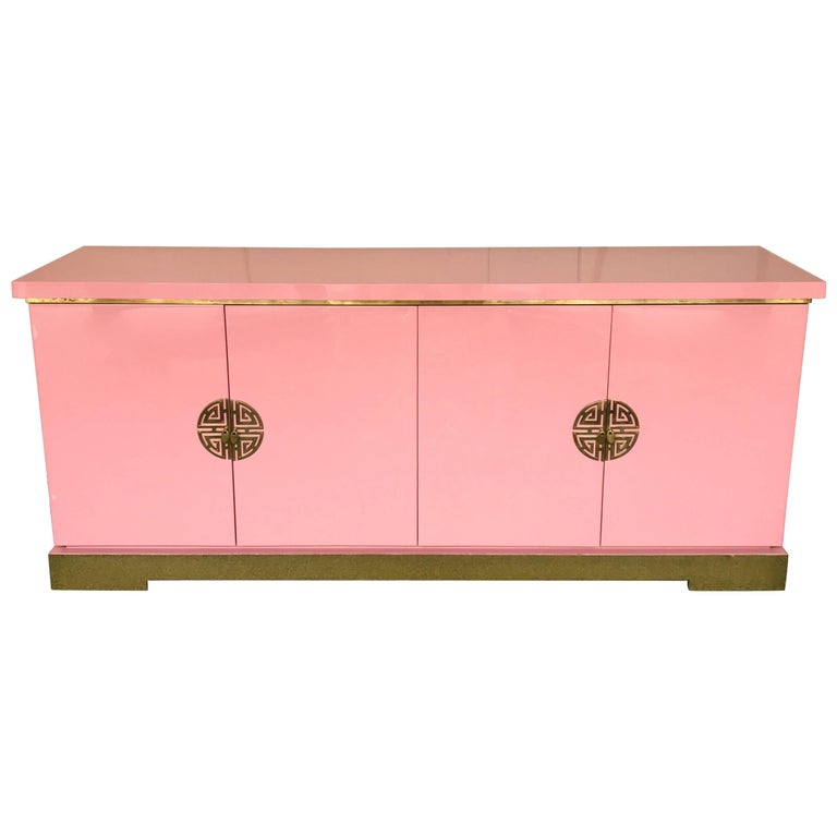 Sideboard Lacquered and Brass Japanese Style by Maison Jansen, France ...