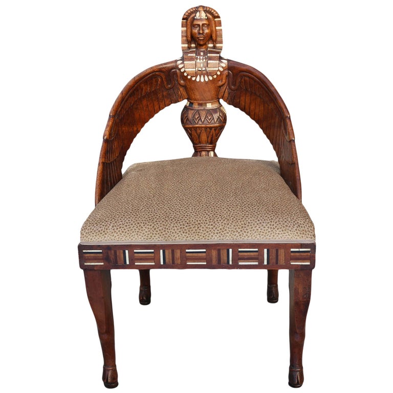 Egyptian Revival English Chair at 1stDibs