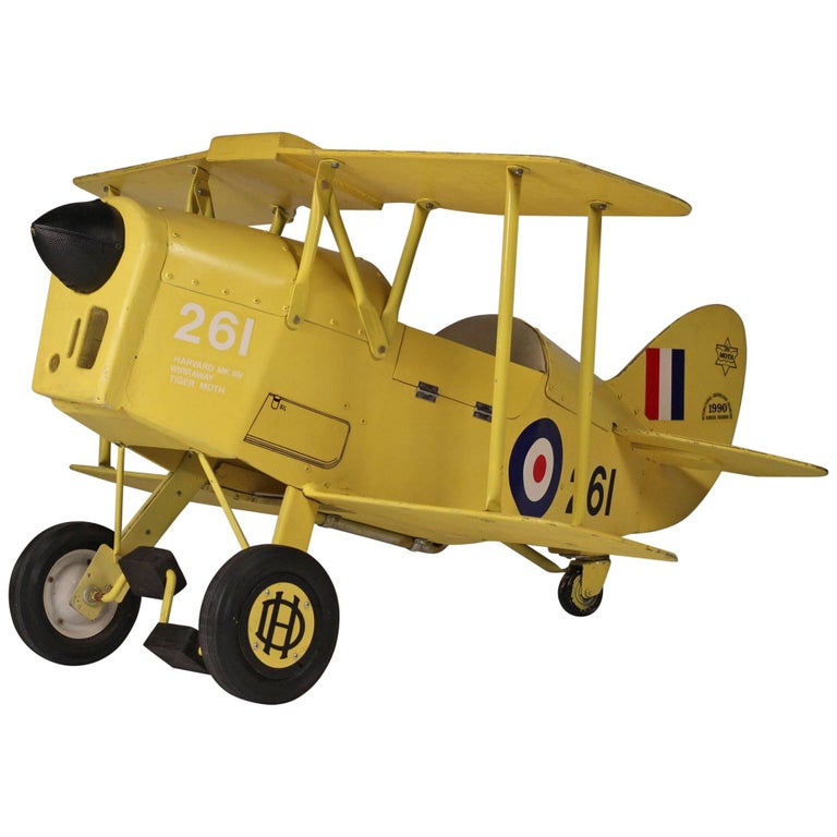 Vintage Pedal Bi Plane Car at 1stDibs