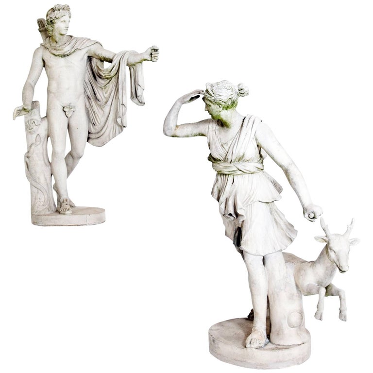 Diana and Apollo, France, Second Half of the 19th Century For Sale at ...