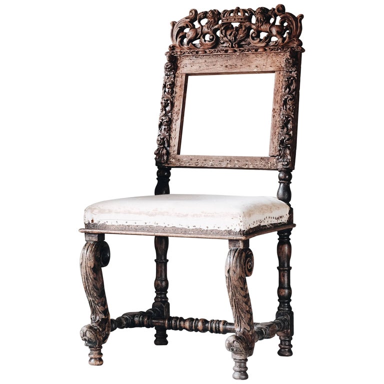 17th Century Baroque Chair at 1stDibs