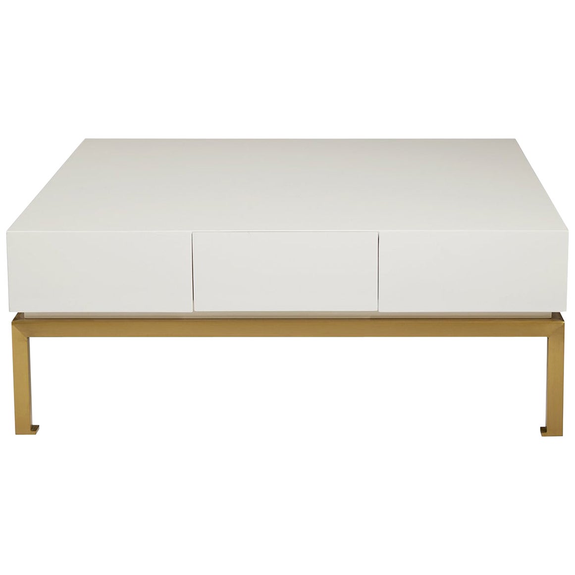 Scalinatella Brass and Marble Cocktail Table For Sale at 1stDibs