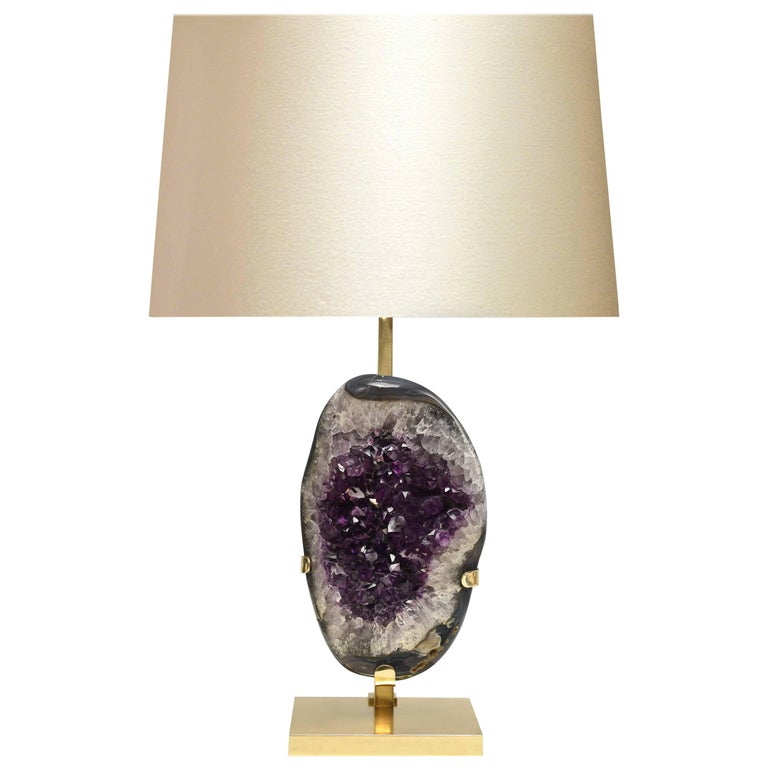 Amethyst Mineral Lamps at 1stdibs