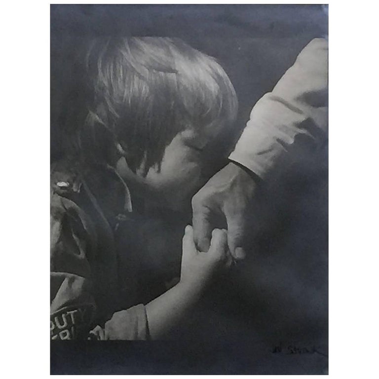 Jan Saudek, "My Son No.1", Original Photograph For Sale at 1stDibs