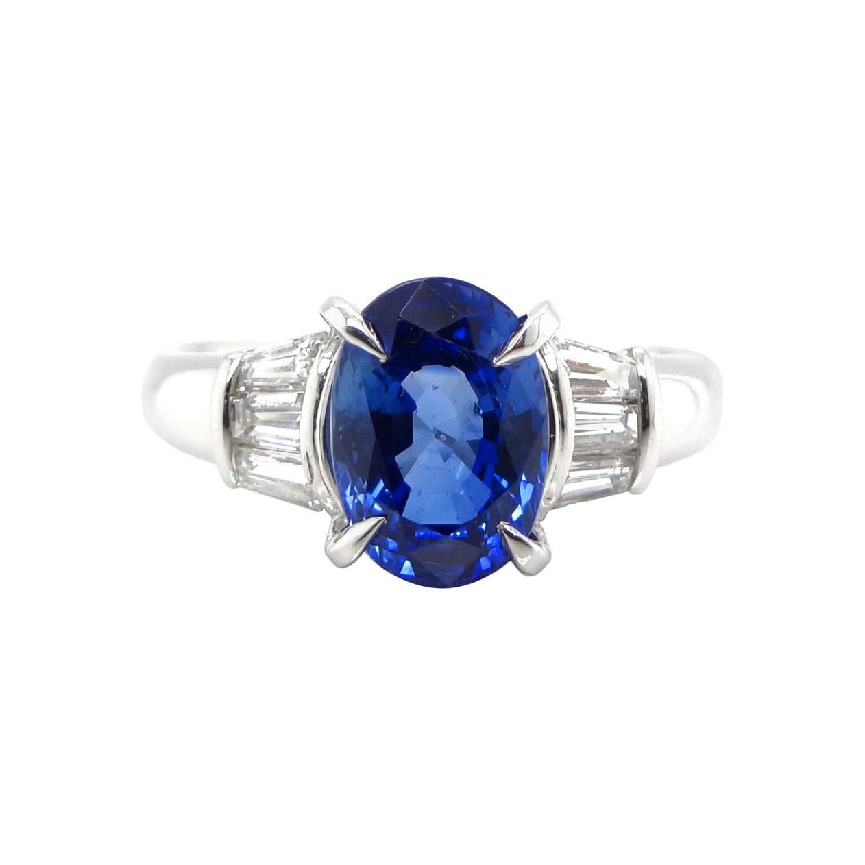 Internally Flawless Natural Light Blue Diamond Ring, 2.43 Carats at 1stDibs