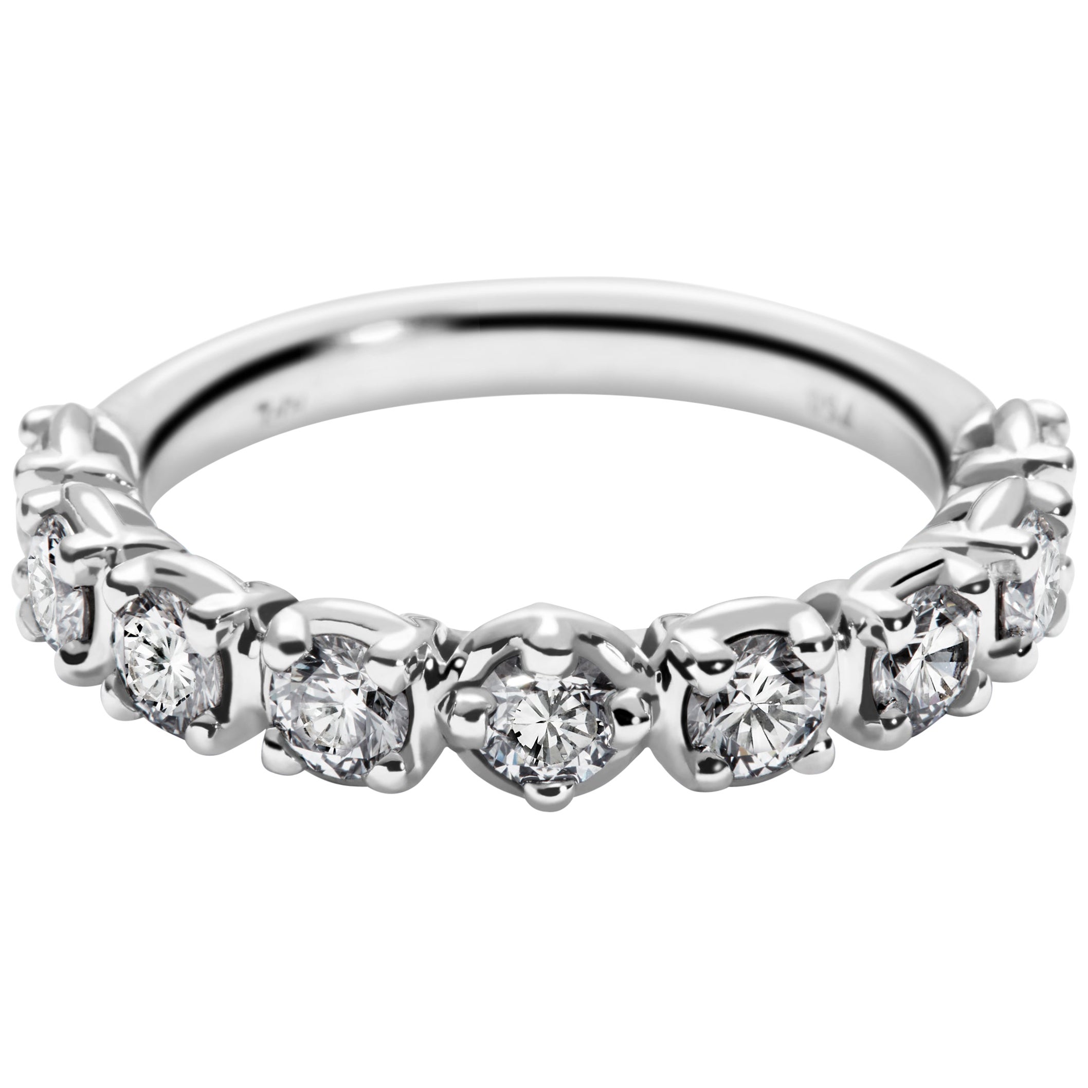 5ct Solitaire Traceable Diamond Ring In 18 Karat White Gold By Rocks ...