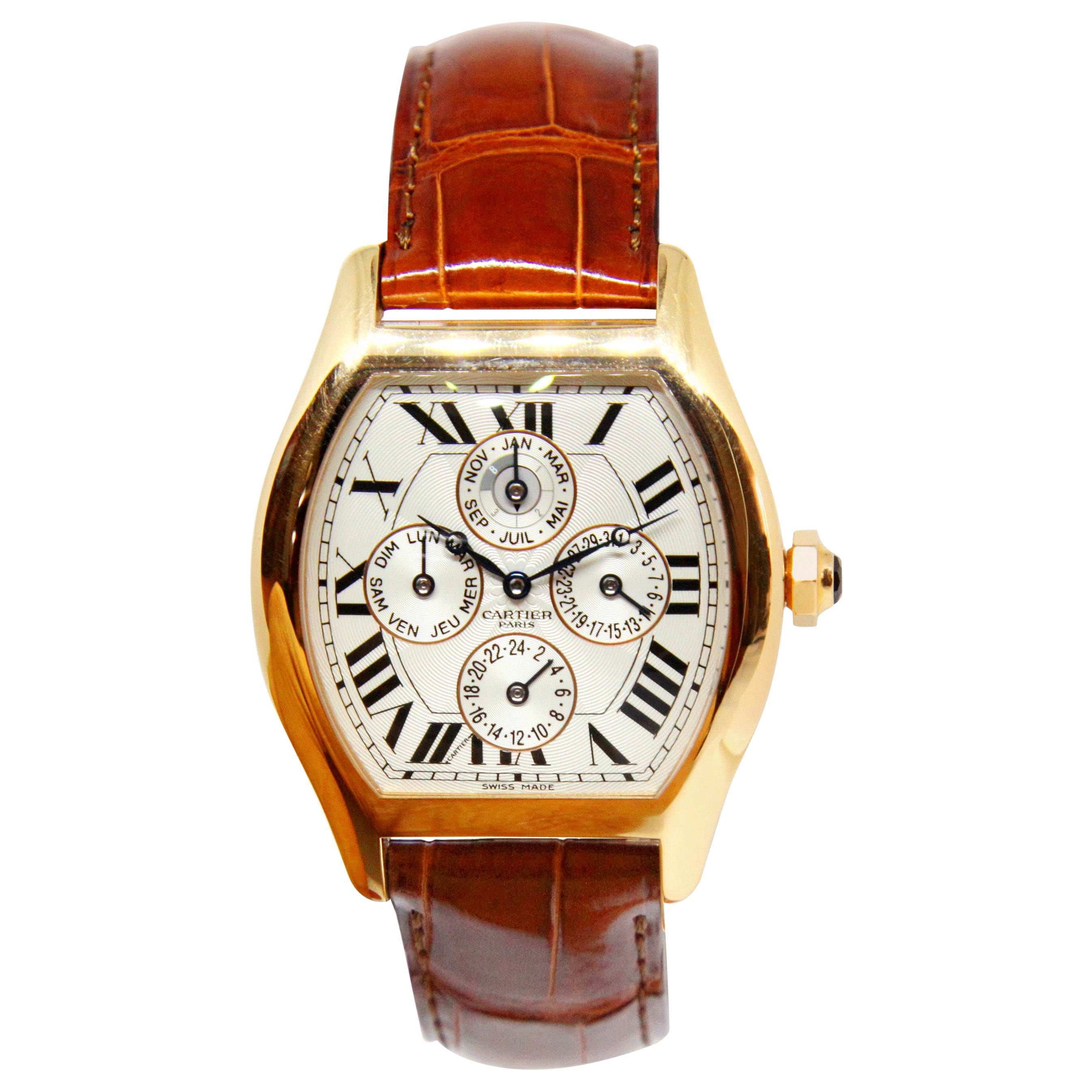 Cartier Driver's 18 Karat Yellow Gold Limited Edition Privee Collection ...