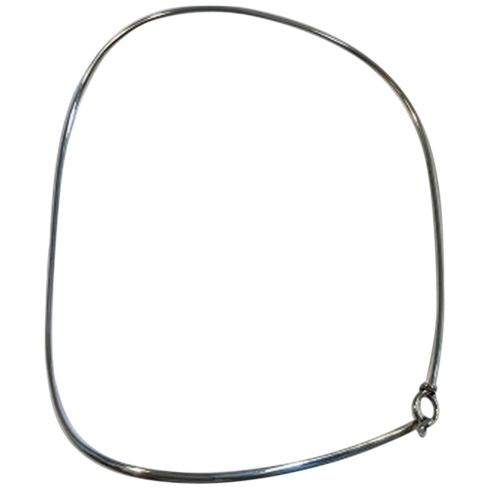 Georg Jensen Sterling Silver Neck Ring No 40 For Sale at 1stDibs