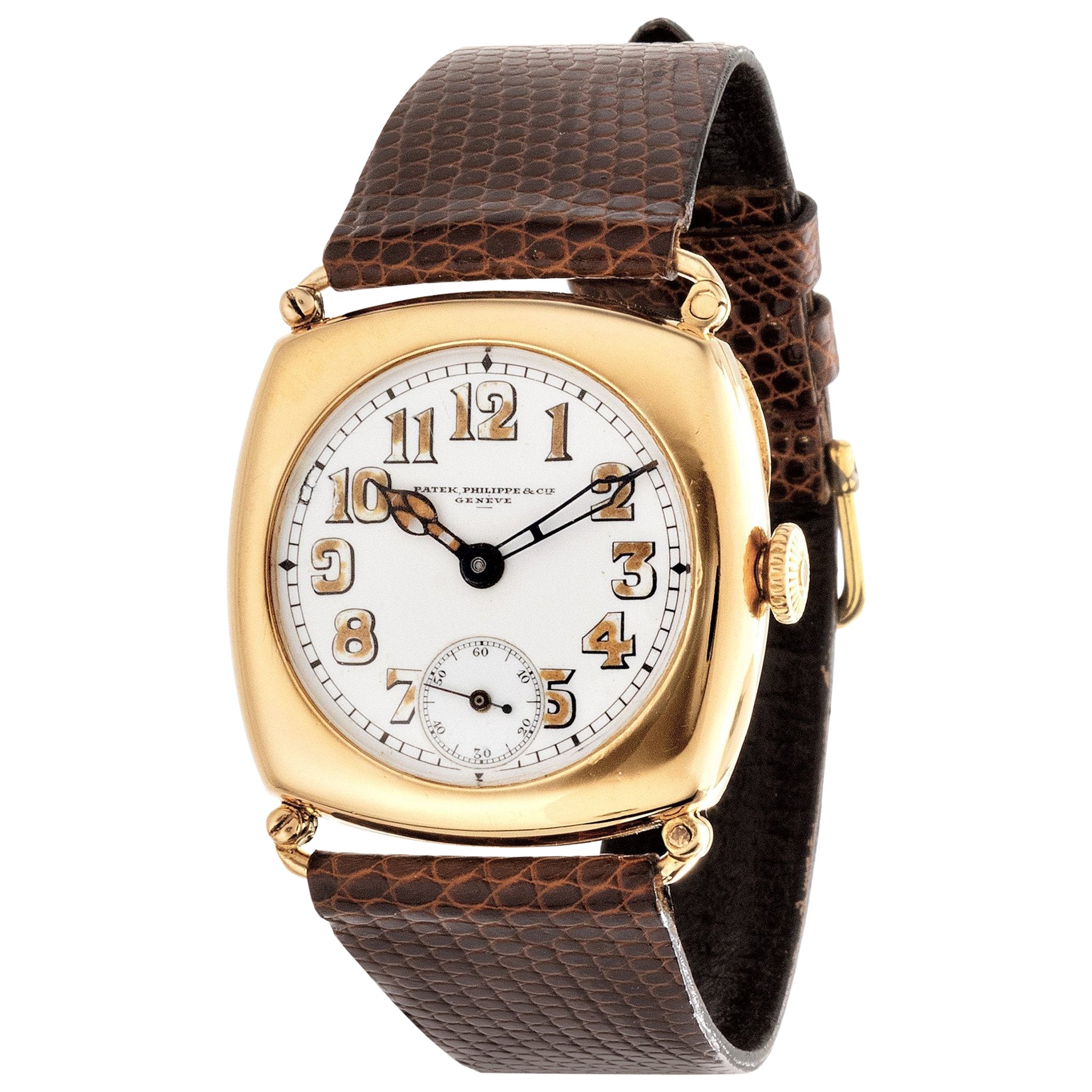Patek Philippe Early No. 7 Cushion Vintage Watch, circa 1924 For Sale ...