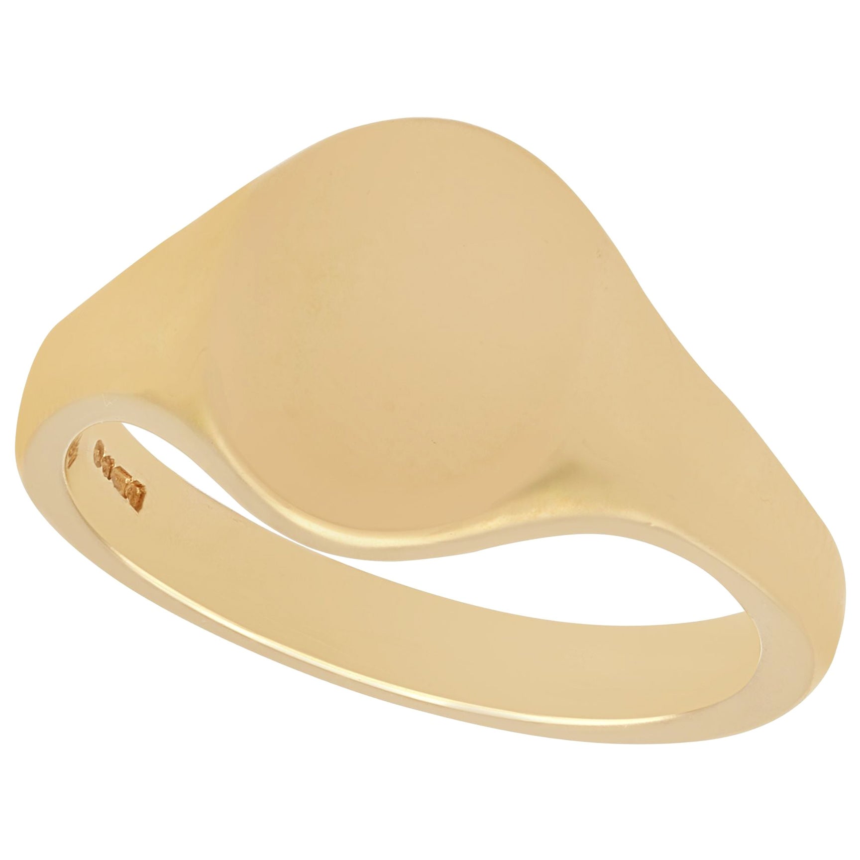 Vintage Gents Signet Ring, Shield Shaped, Hallmarked Chester, 1953 at ...