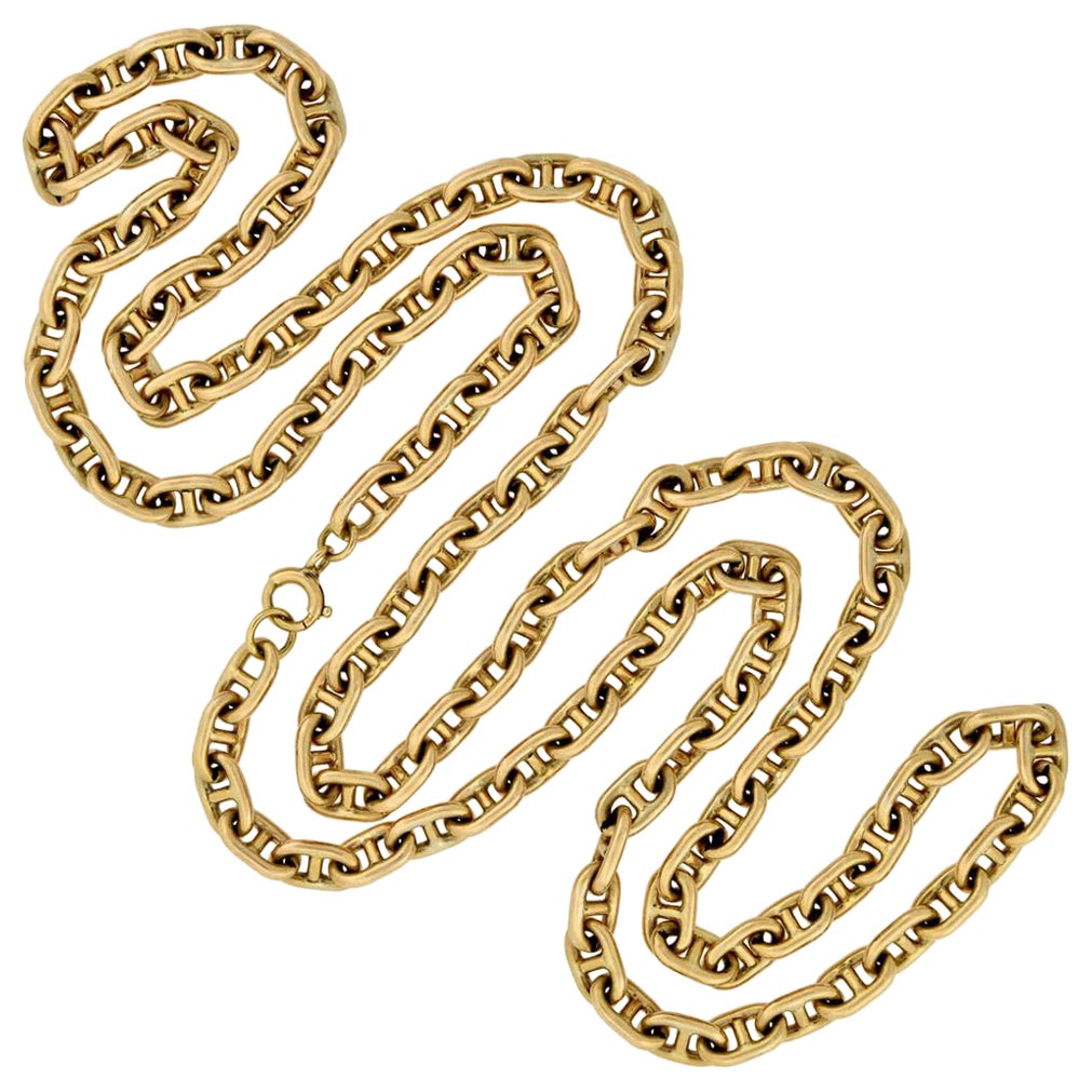 Square Chain Necklace at 1stDibs