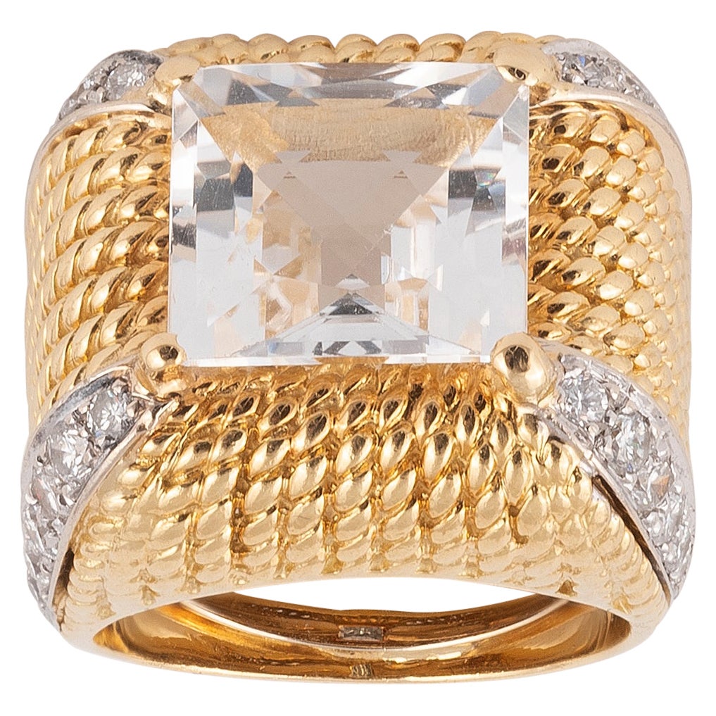 Antique Rock Crystal Ring at 1stDibs