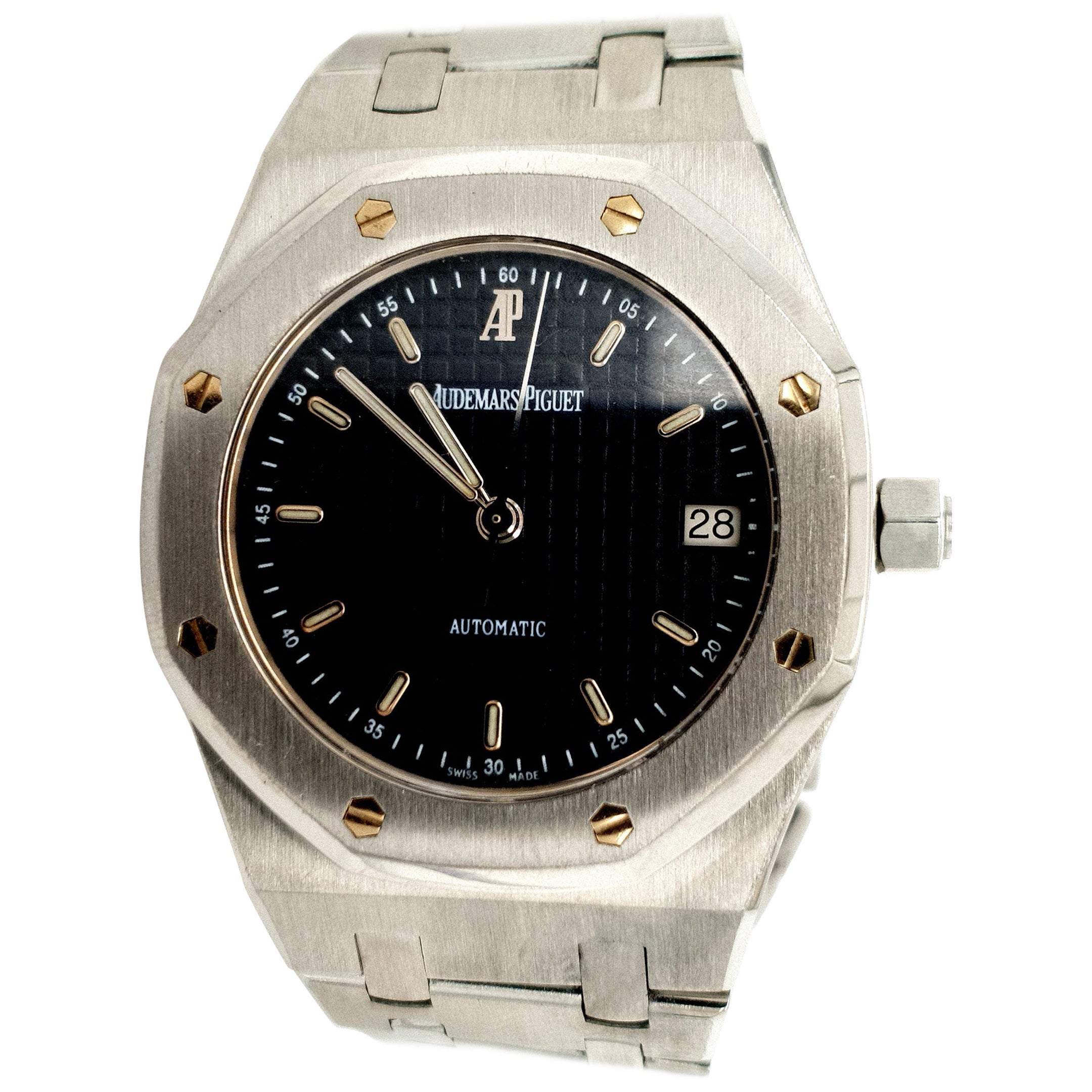 Audemars Piguet Stainless Steel Royal Oak Jumbo Wristwatch A-Series Ref ...