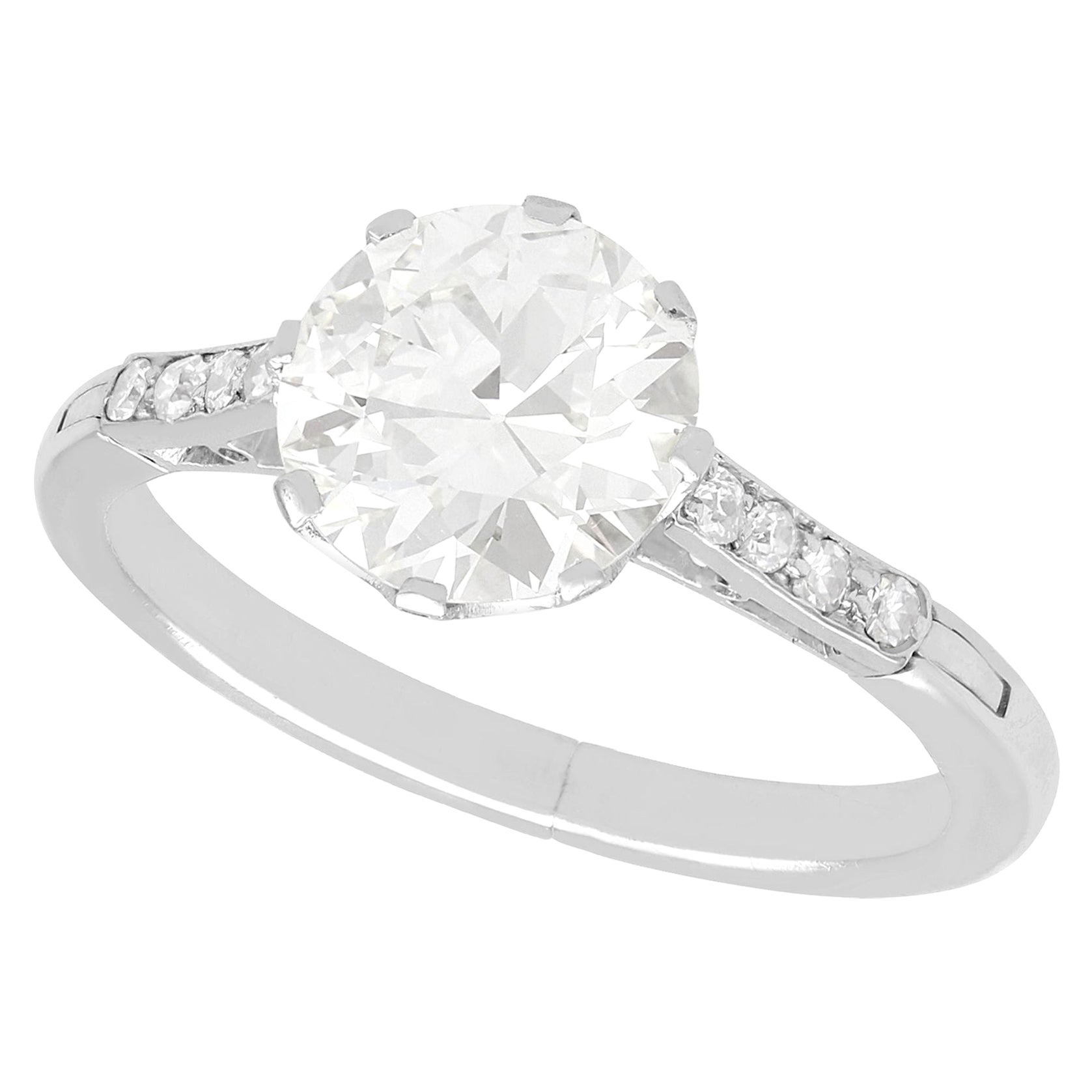 Internally Flawless Natural Light Blue Diamond Ring, 2.43 Carats at 1stDibs