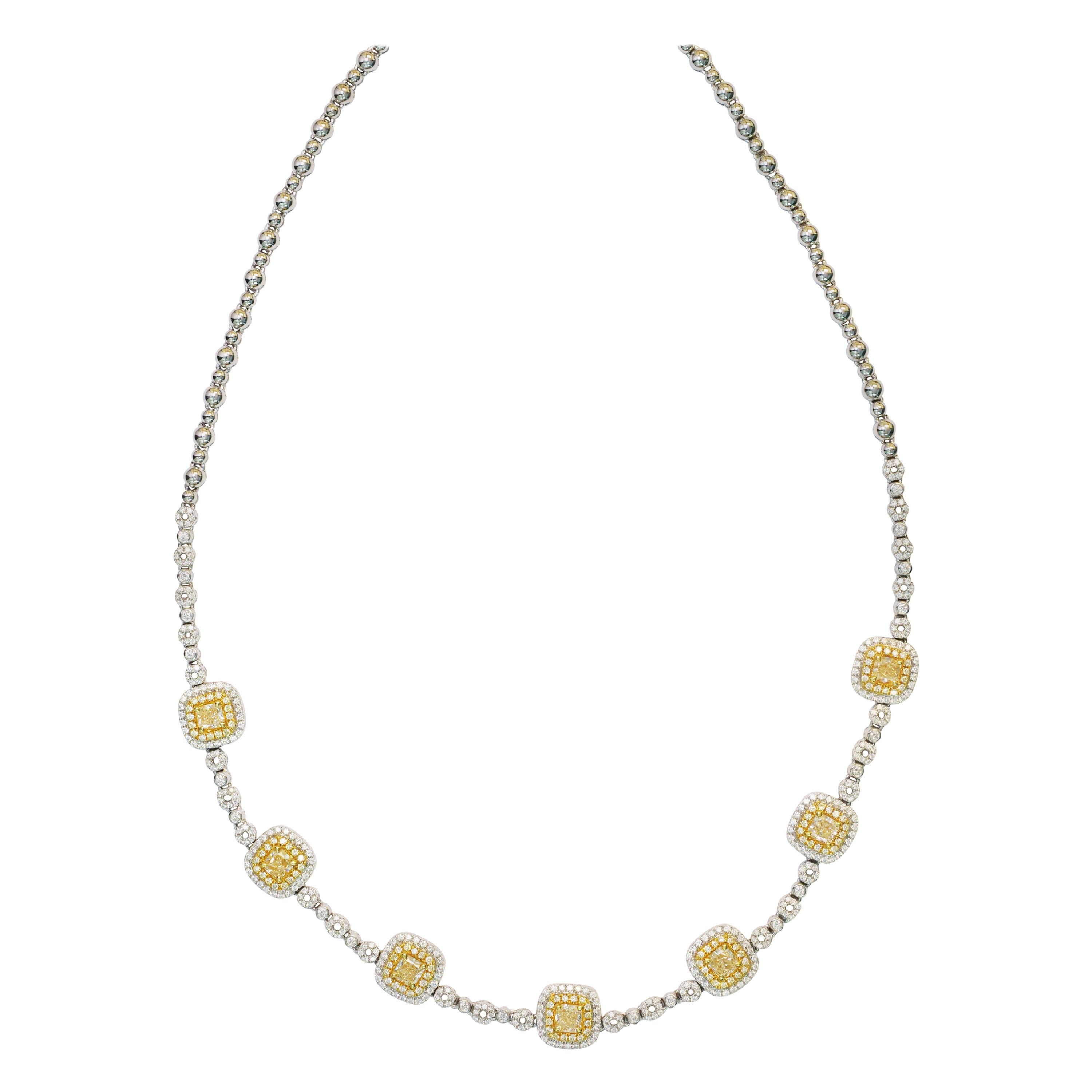 White and Yellow Gold Necklace Reversible to Yellow Gold Necklace For ...