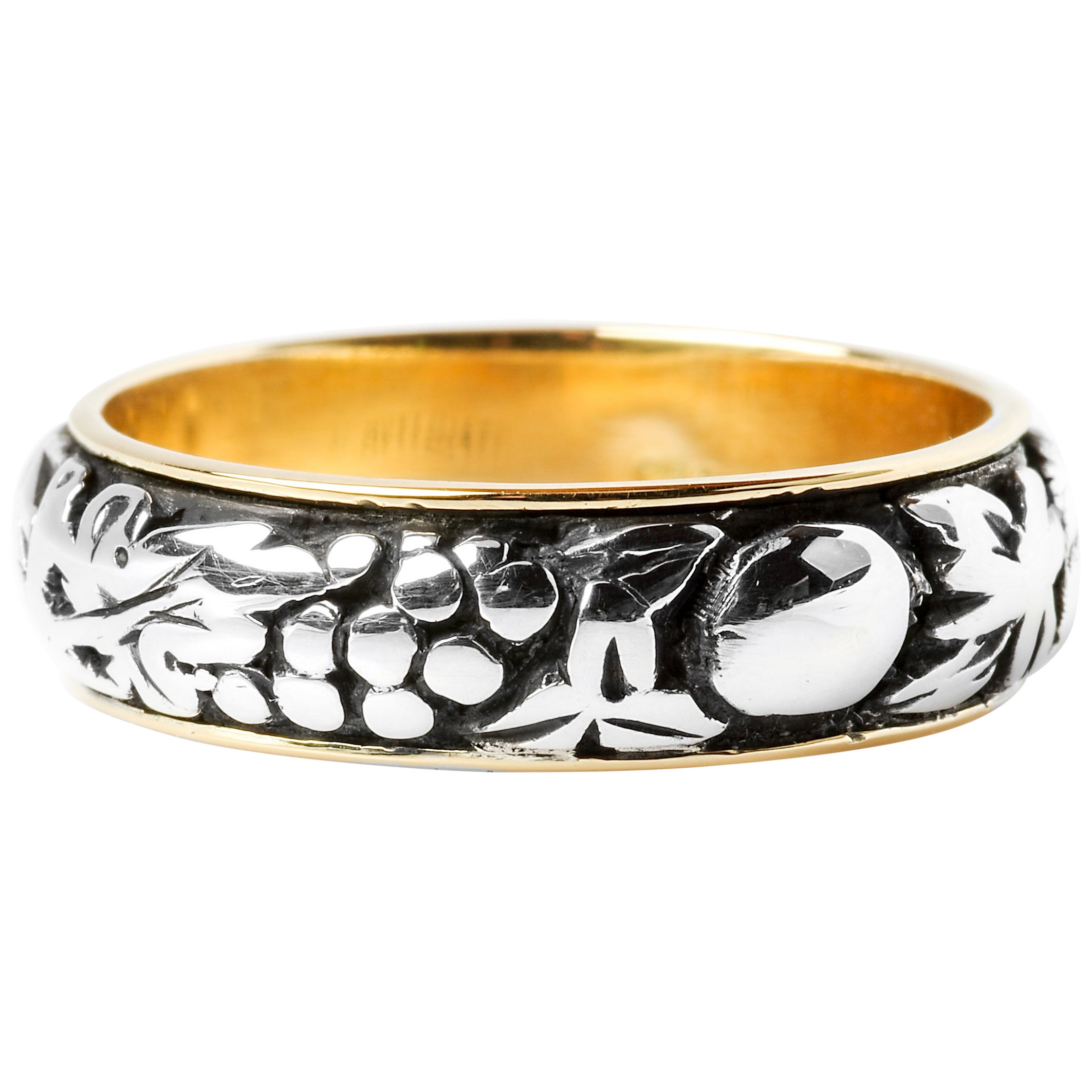 Mario Buccellati Sapphire Gold Ring at 1stDibs