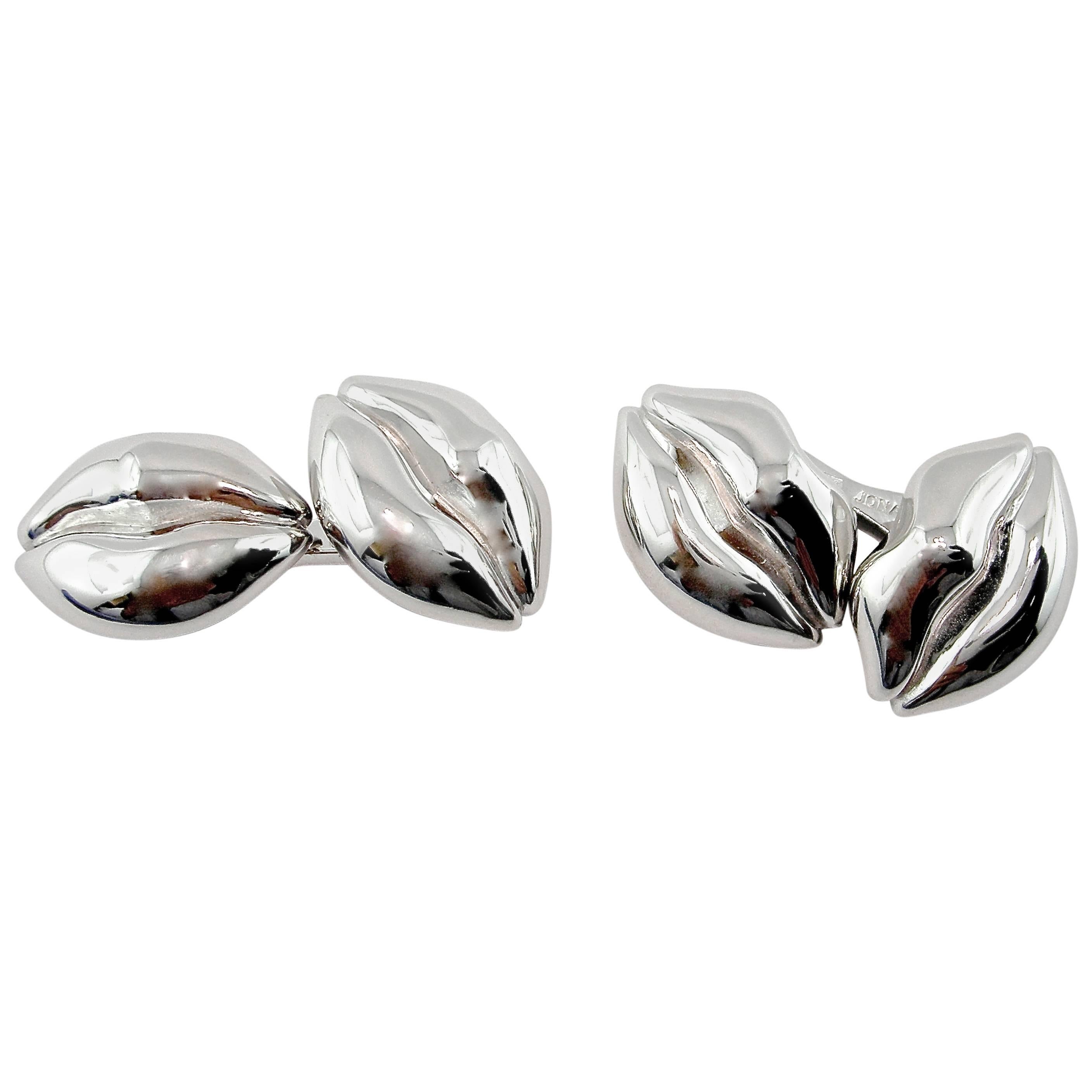 Jona Sterling Silver Bullet Cufflinks at 1stDibs