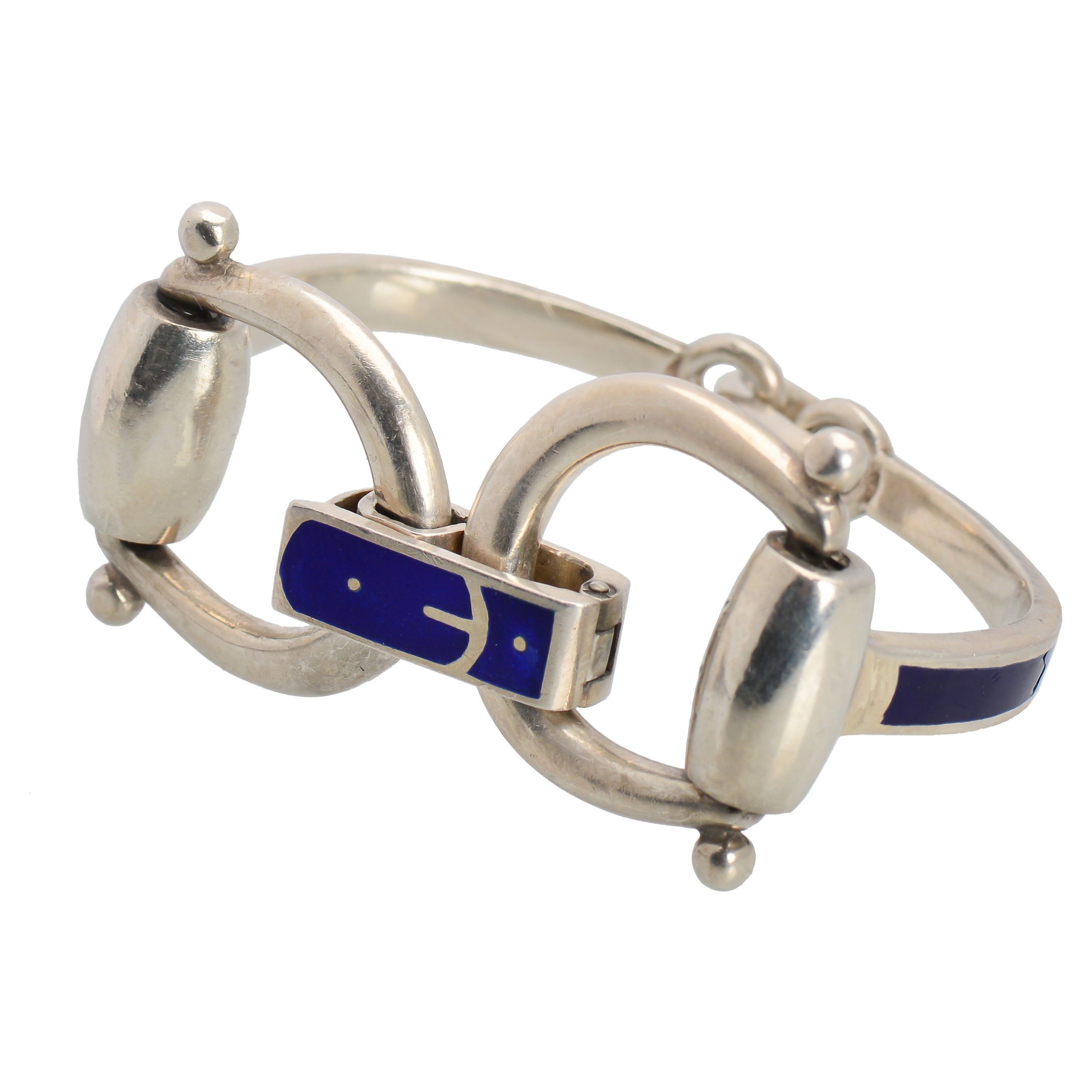 1980s Gucci Cassic Gold Horse Bit Bracelet at 1stDibs