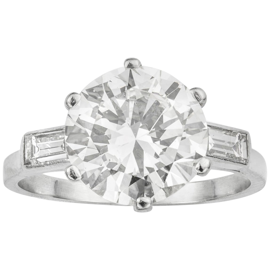 Single Stone Solitaire Diamond Ring For Sale at 1stDibs