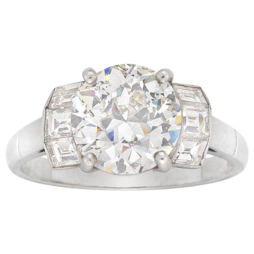 Single Stone Solitaire Diamond Ring For Sale at 1stDibs
