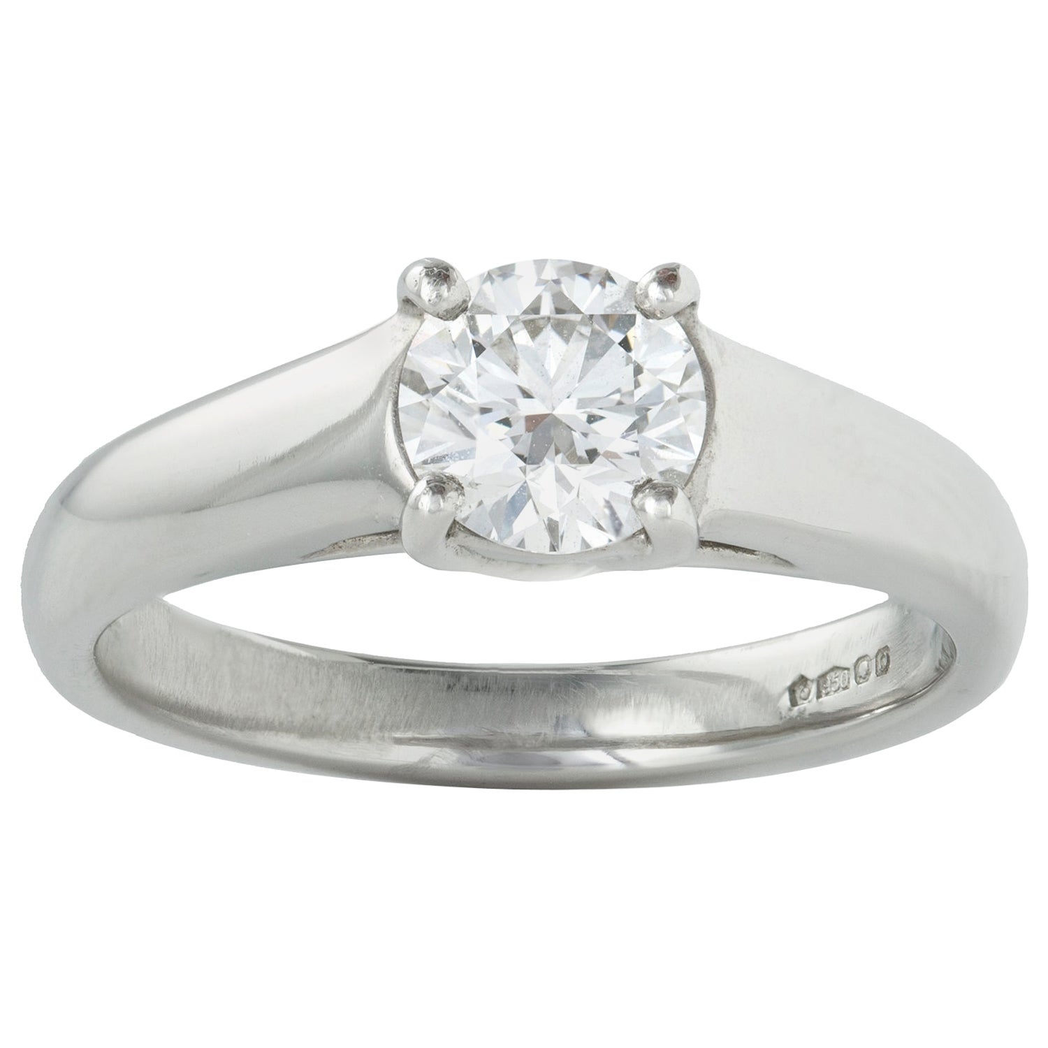 Single Stone Solitaire Diamond Ring For Sale at 1stDibs
