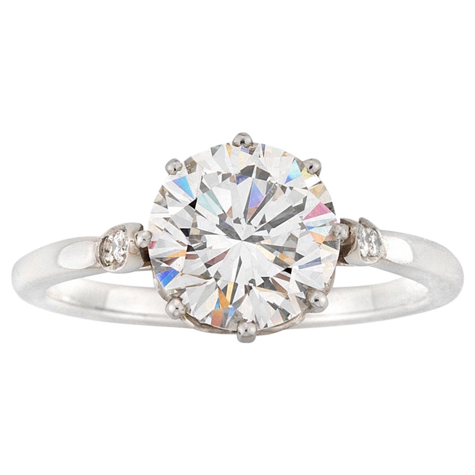 Old European Antique Diamond 2.97ct Single Stone/Solitaire Ring in ...