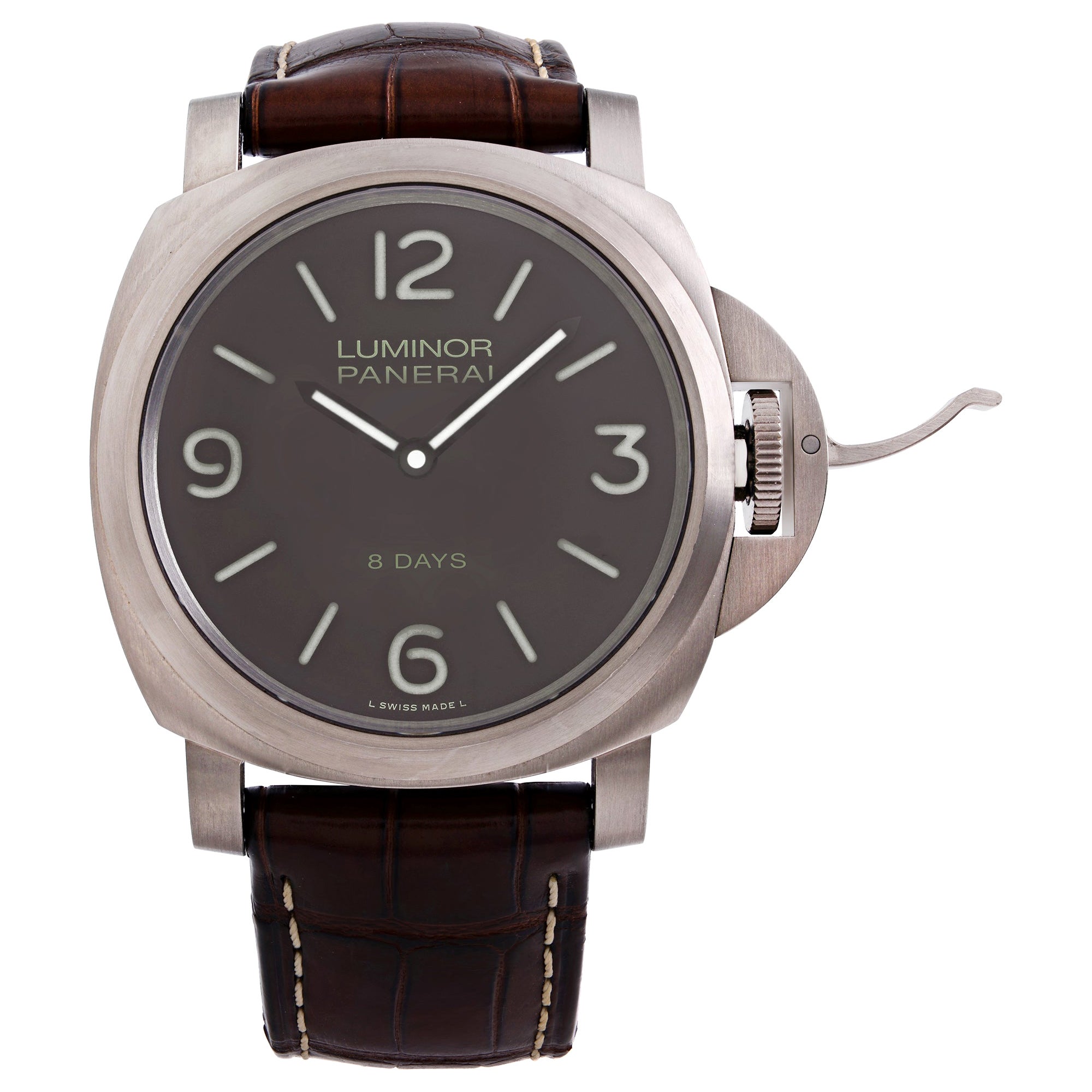 Panerai Luminor 1950 California Titanium DLC Black Dial Hand-Wind Watch ...