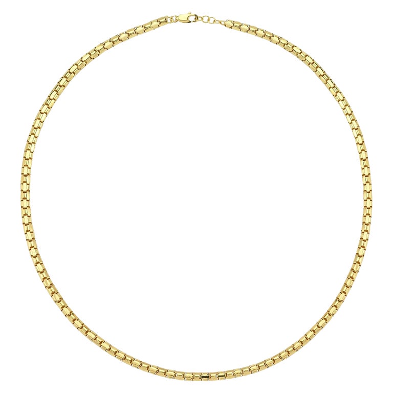 Dragon Chain Necklace in 14K Yellow Gold For Sale at 1stDibs
