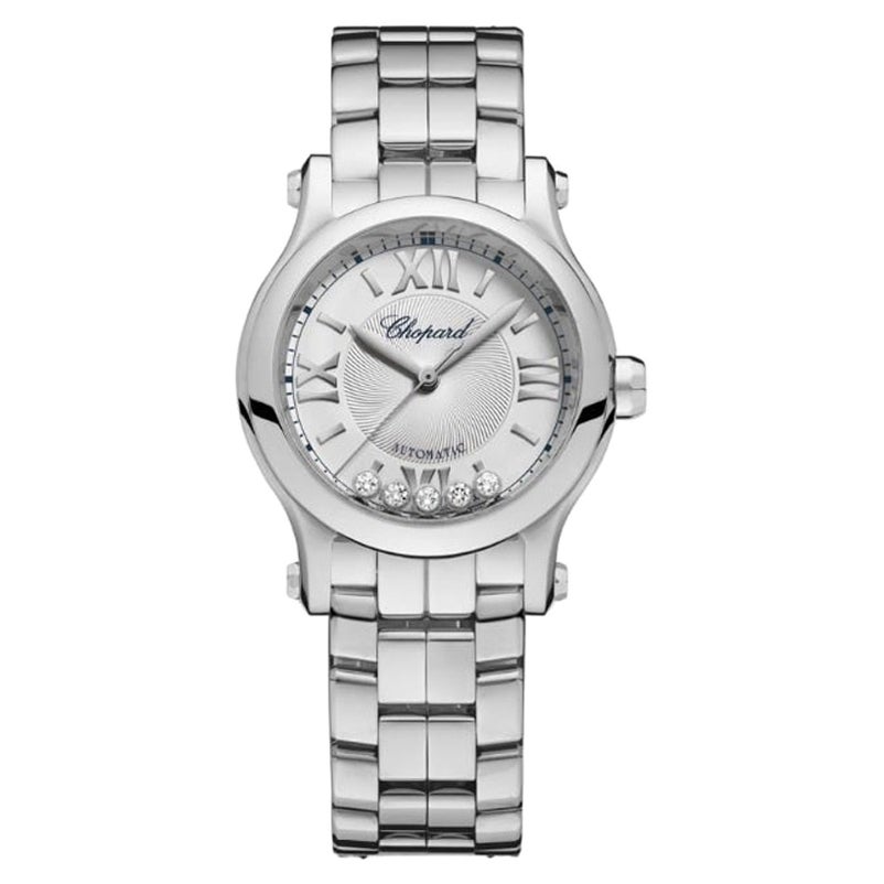 Chopard Lady's Stainless Steel and Diamond Happy Sport Snowflake ...