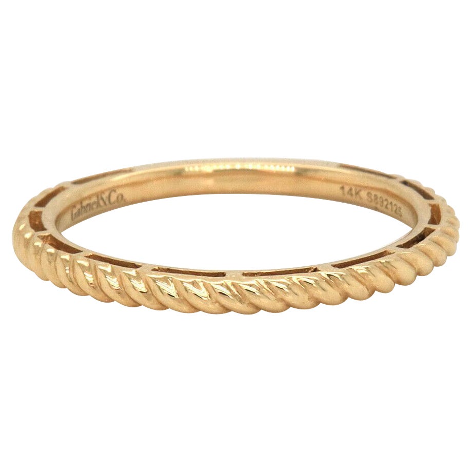 Tiffany and Co. Frank Gehry Yellow Gold Torque Ring at 1stDibs