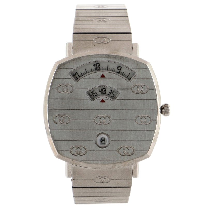 Gucci 1980s Mini Face Leather Wrist Watch at 1stDibs