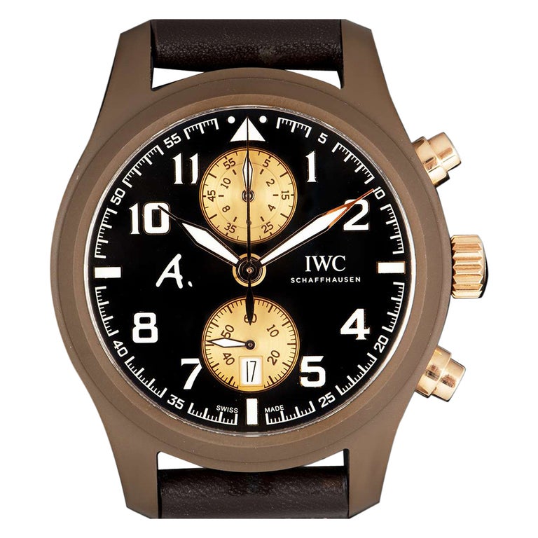 IWC Limited Edition Pilots the Last Flight Rose Gold IW388006 at 1stDibs