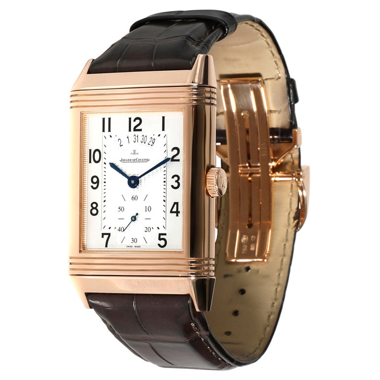 Jaeger-LeCoultre Grande Reverso Duo Montre pour homme en or rose 18 ...