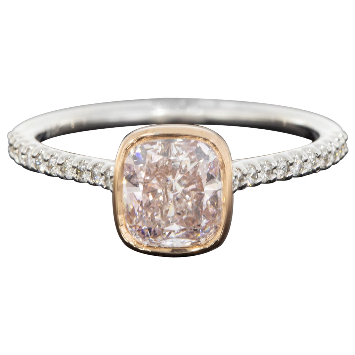 Tri-Color Diamond Three Color Gold Rolling Rings Set at 1stDibs | three ...