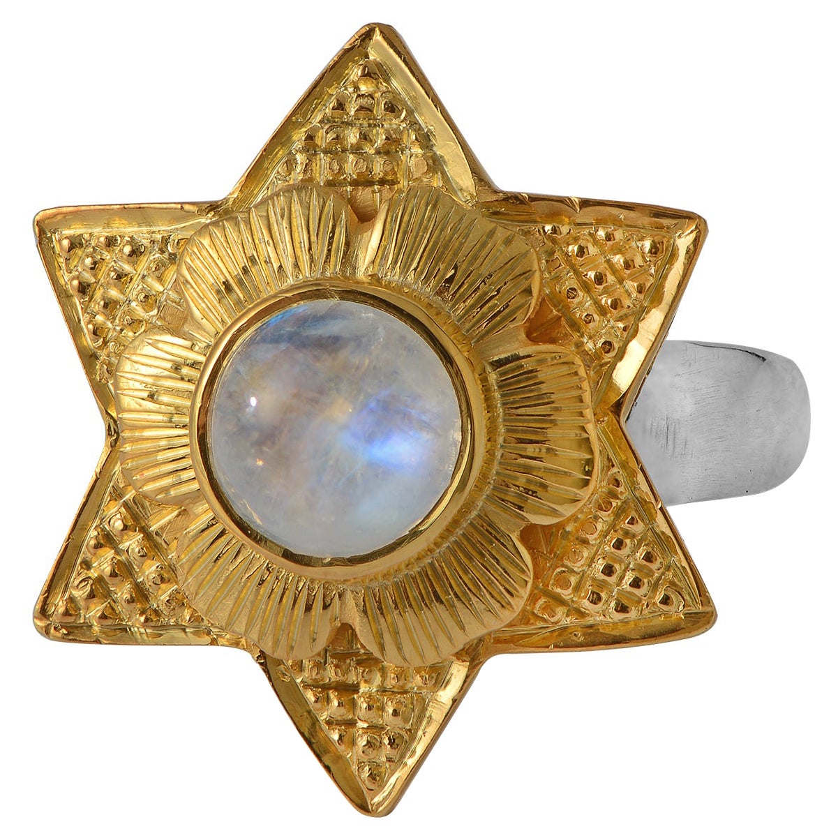 Antique Moonstone Gold Ring at 1stDibs