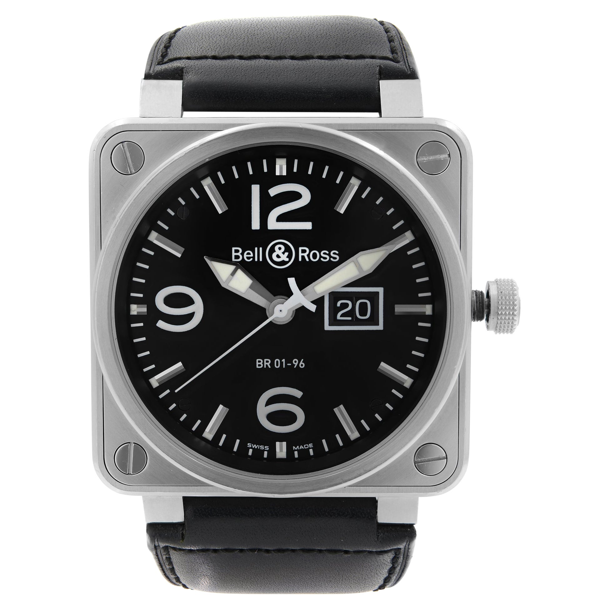 Bell and Ross Sport Heritage BR 123-92 Men's Automatic Watch with Box ...