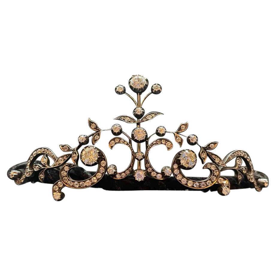 Victorian Silver Wedding Tiara at 1stDibs