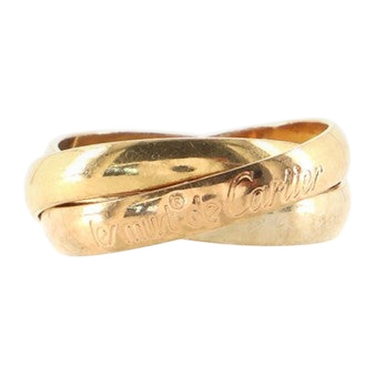 Cartier Les Must de Cartier Trinity Ring 18K Tricolor Gold at 1stDibs