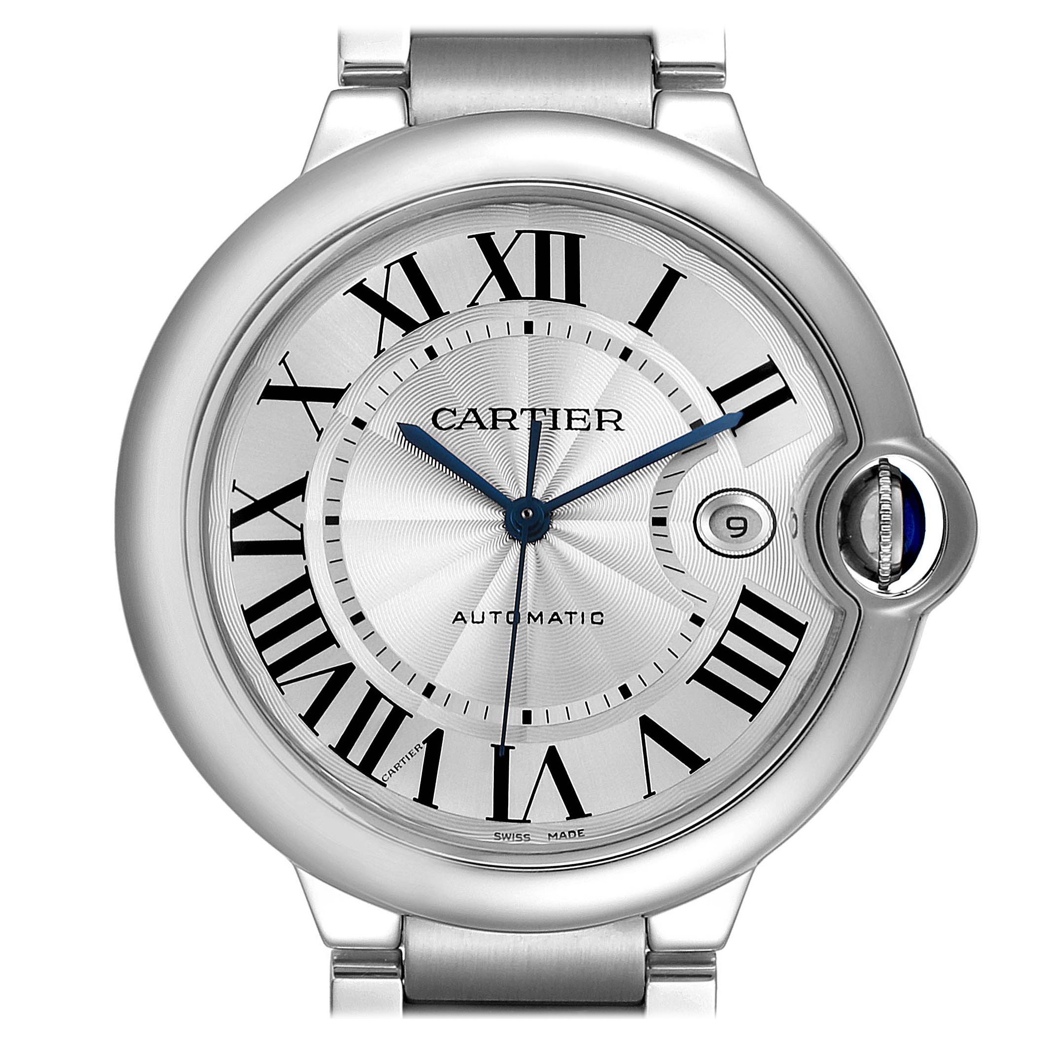 Cartier Ballon Bleu 42 Yellow Gold Automatic Mens Watch W6900551 Box ...