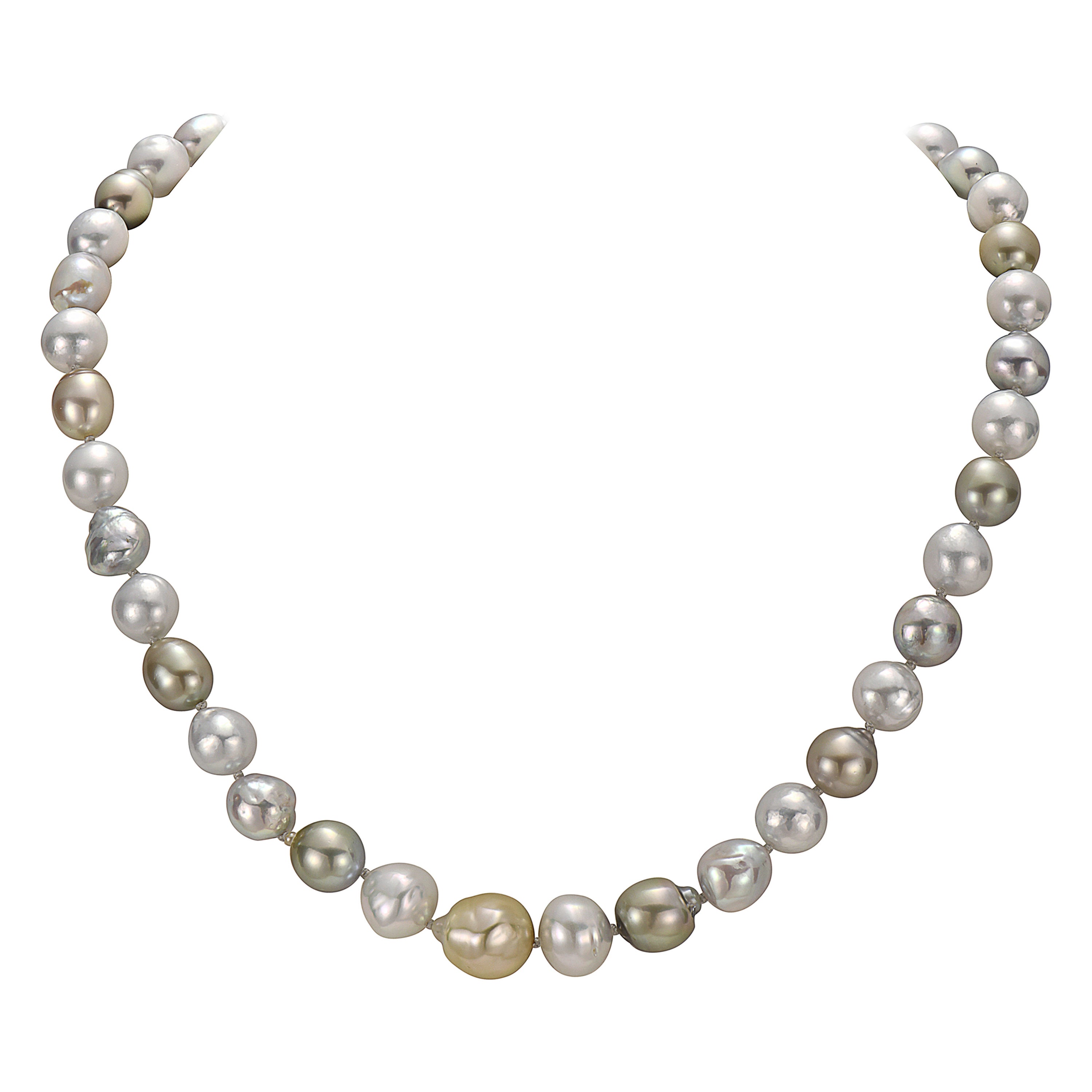 Japanese Blue Akoya Baroque Necklace For Sale at 1stDibs | blue akoya ...