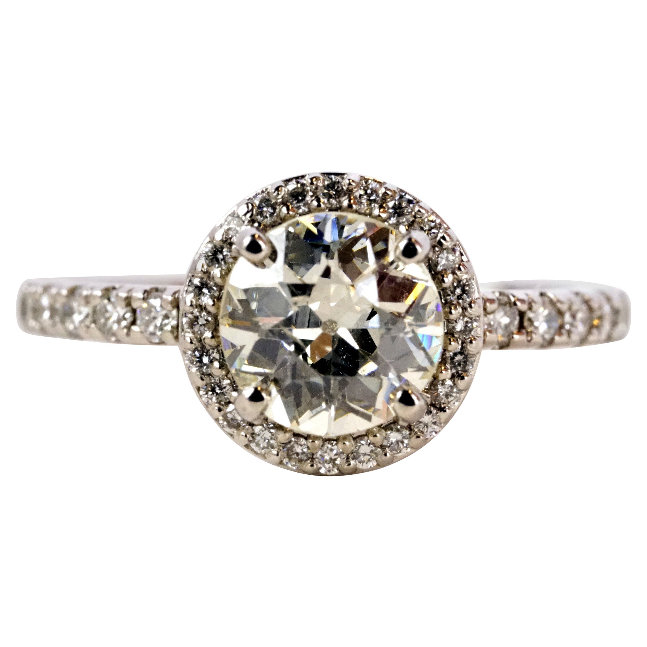 KAHN GIA Certified 1.25 Carat Light Brown Diamond Ring For Sale at 1stDibs