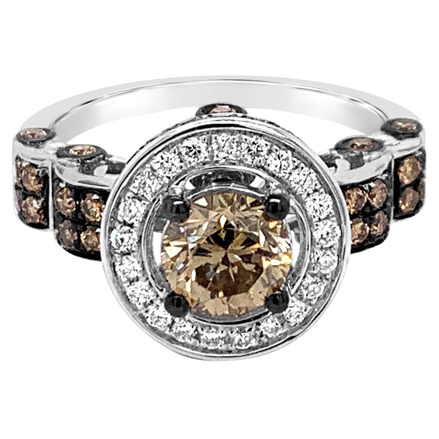 Le Vian Chocolatier Ring, Vanilla or Chocolate Diamonds, 14 Karat ...