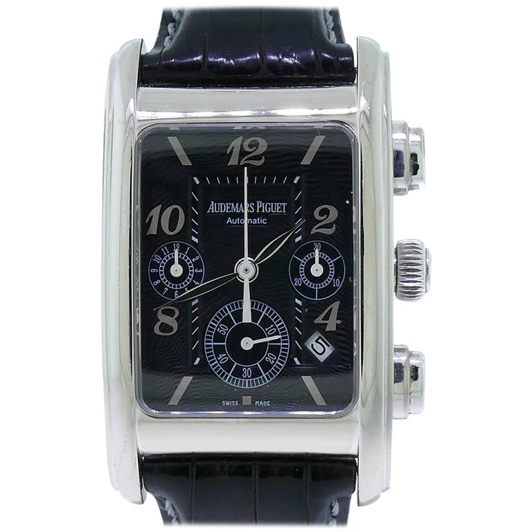 Audemars Piguet Edward Piguet White Gold Chronograph Wristwatch at 1stDibs