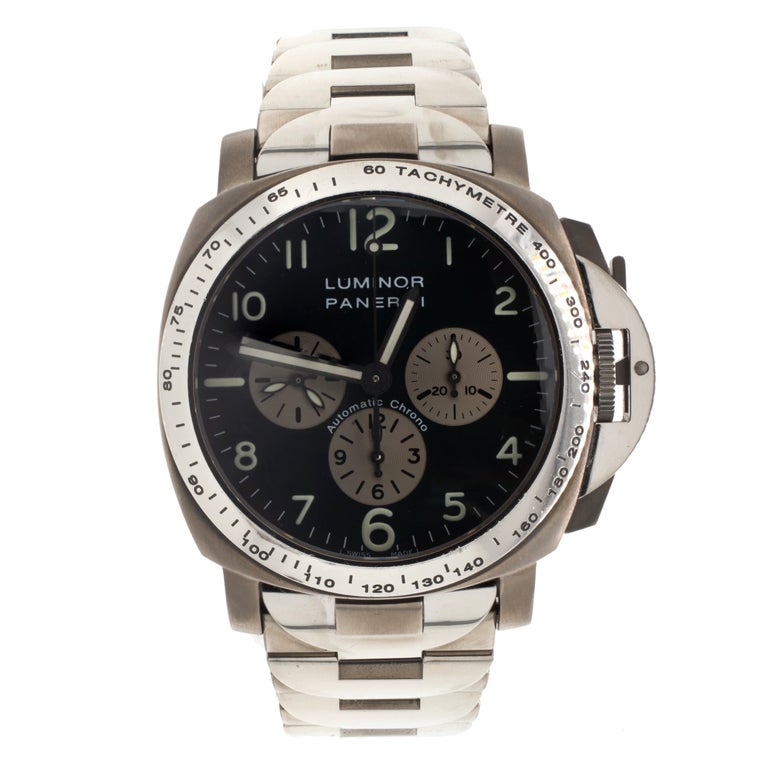 Panerai Luminor Chrono PAM 52 en titane En vente sur 1stDibs