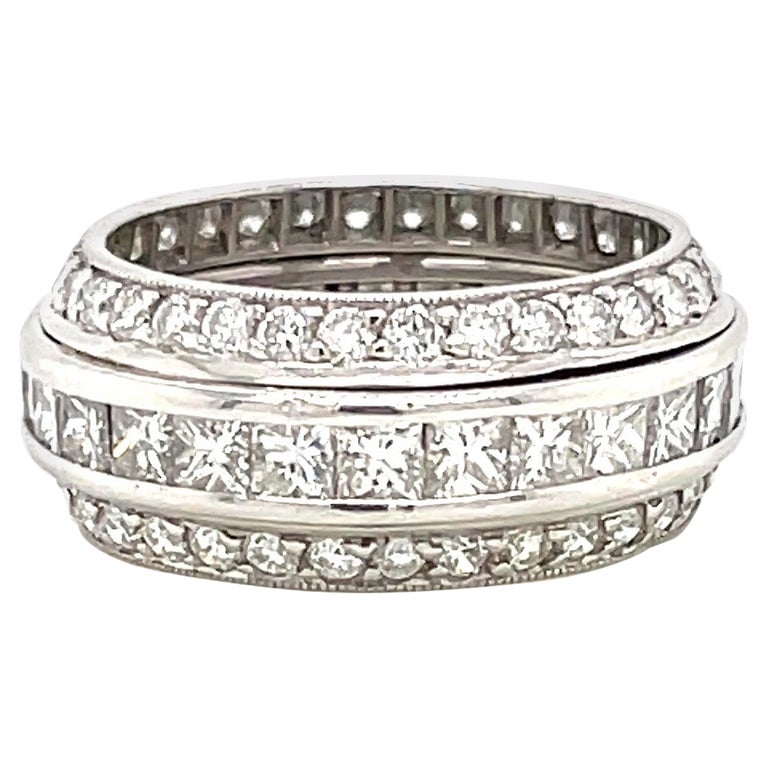 Diamond Platinum Eternity Ring at 1stDibs