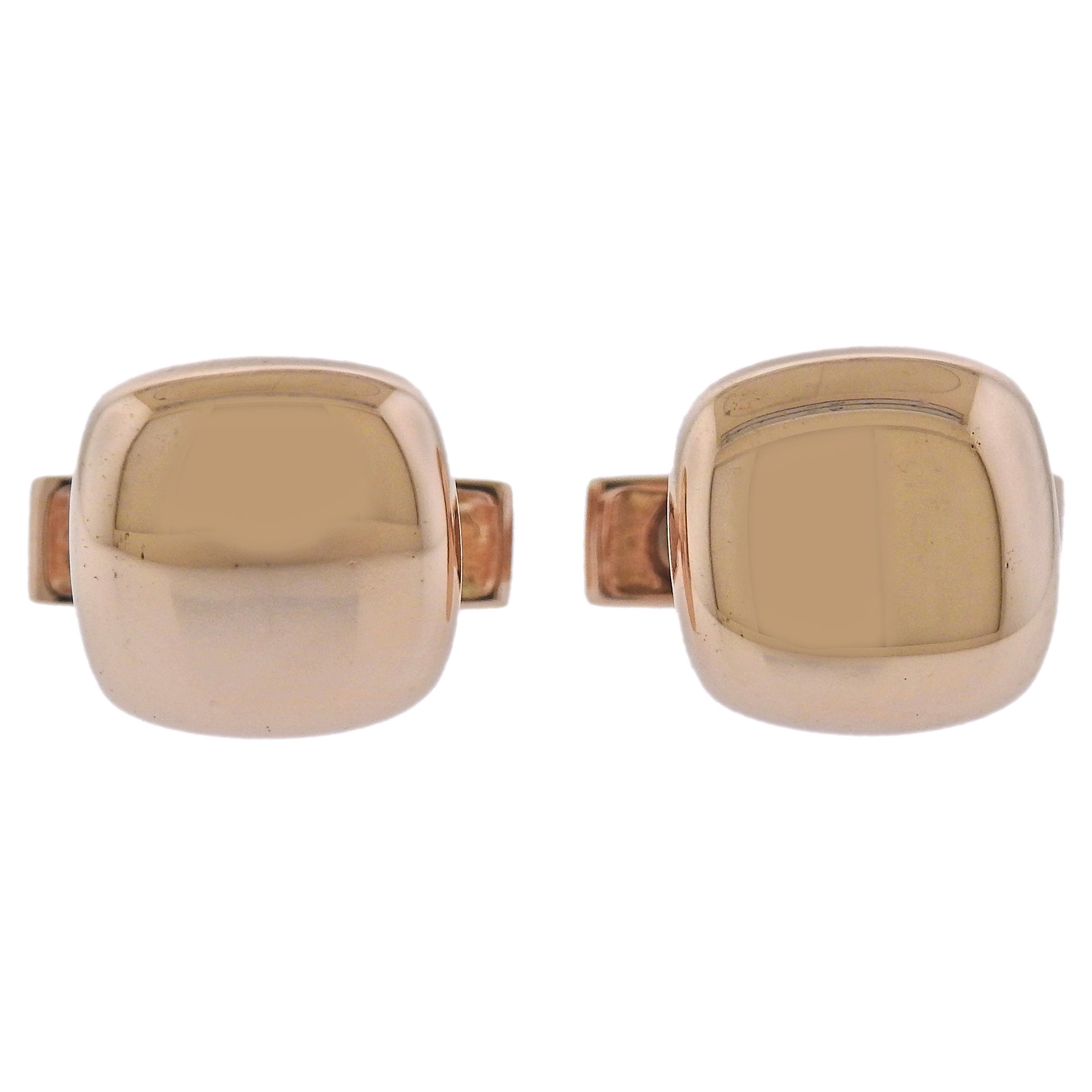 Bucherer Unusual Yellow Gold Cufflinks with Watch at 1stDibs | bucherer ...