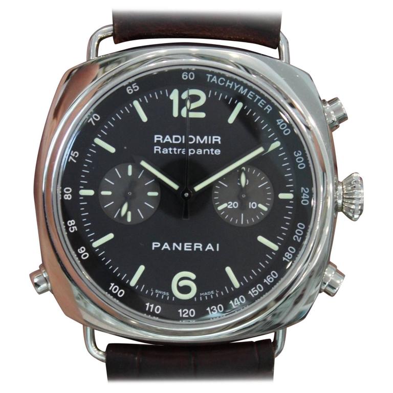 Panerai Radiomir Rattrapante Chronograph Automatic Wristwatch Ref PAM ...
