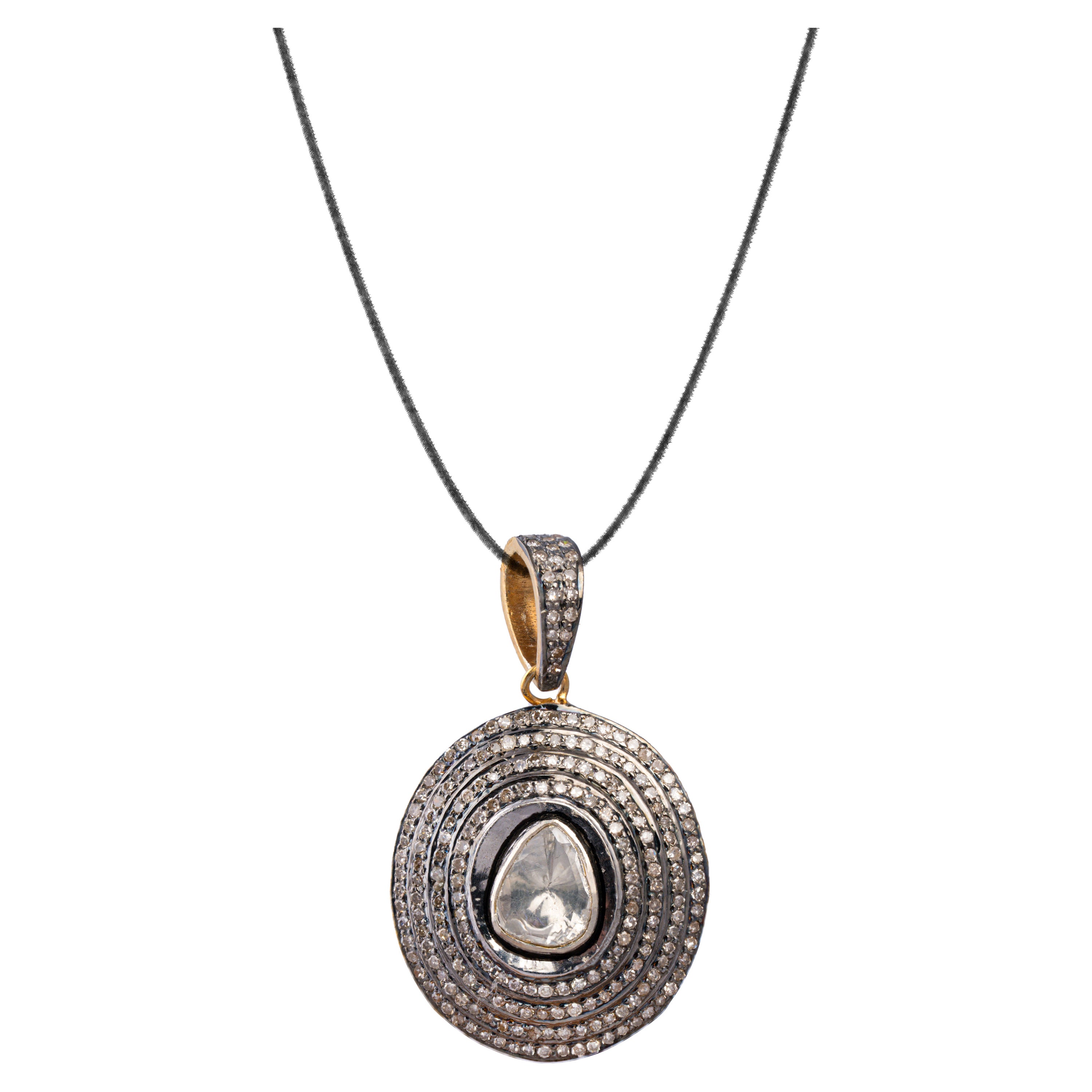 Mogens Bjorn-Andersen Sterling Silver Pendent with Large Stone For Sale ...