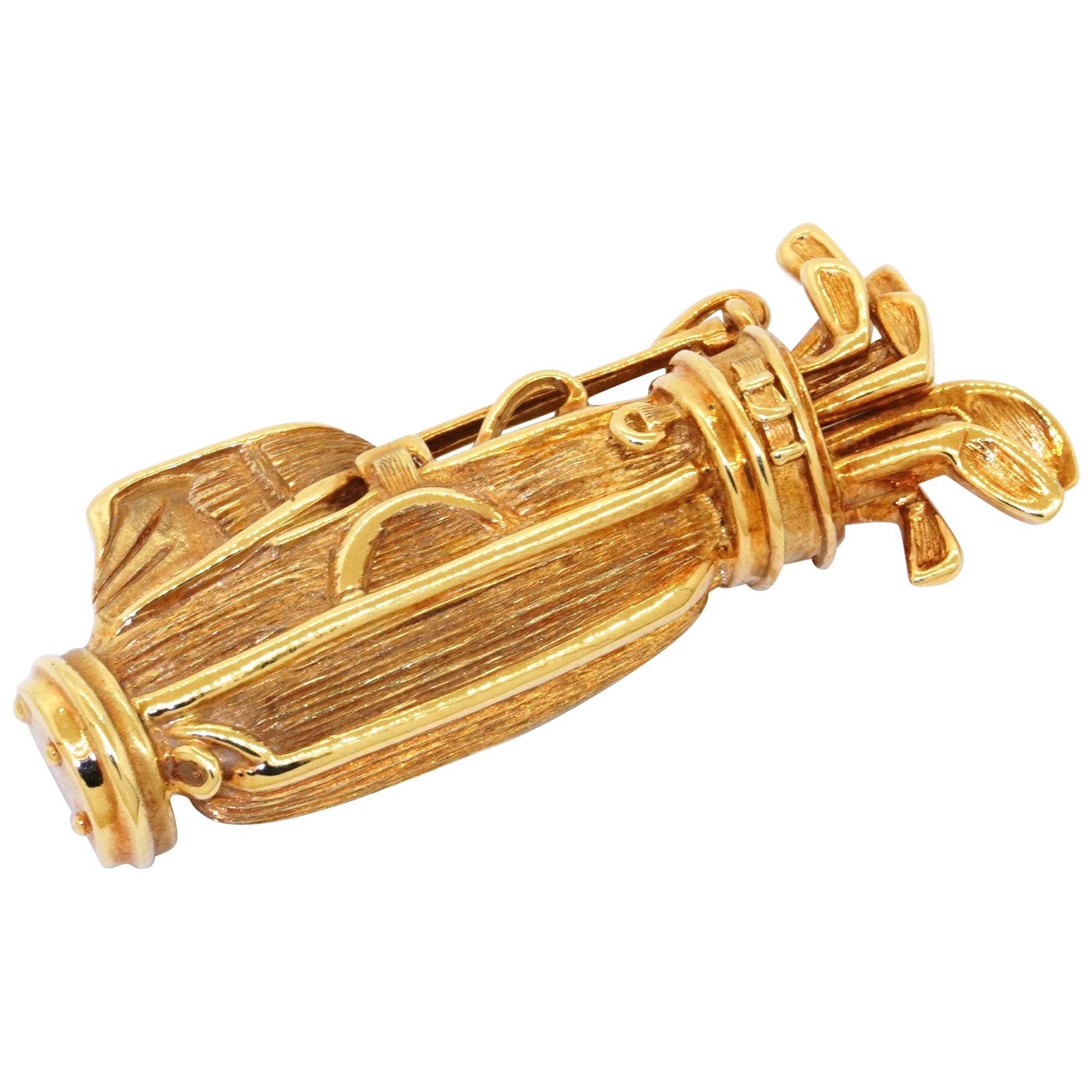 Kurt Wayne Vintage Grasshopper Yellow Gold Pin Brooch at 1stDibs ...