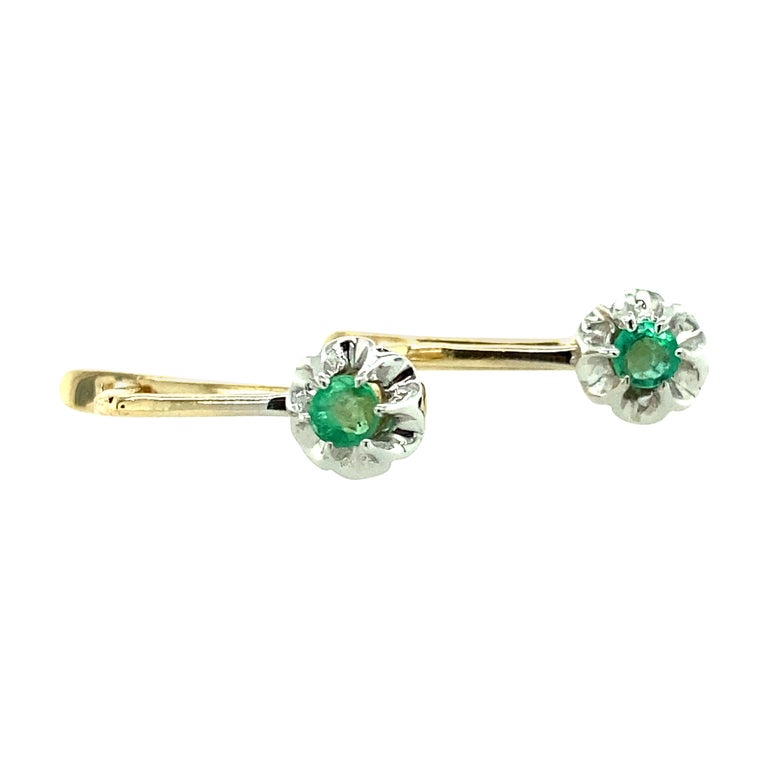 Emerald Drop Earrings at 1stDibs